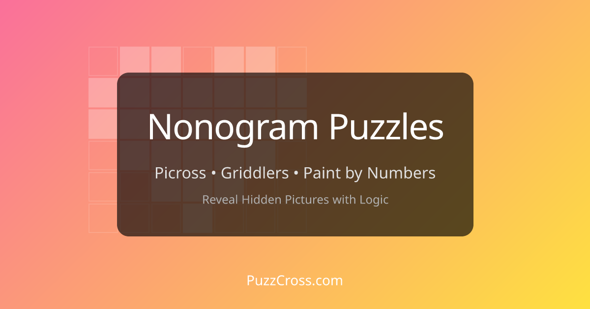 Free Nonogram Puzzles Online - Play Picross and Griddlers Daily | PuzzCross